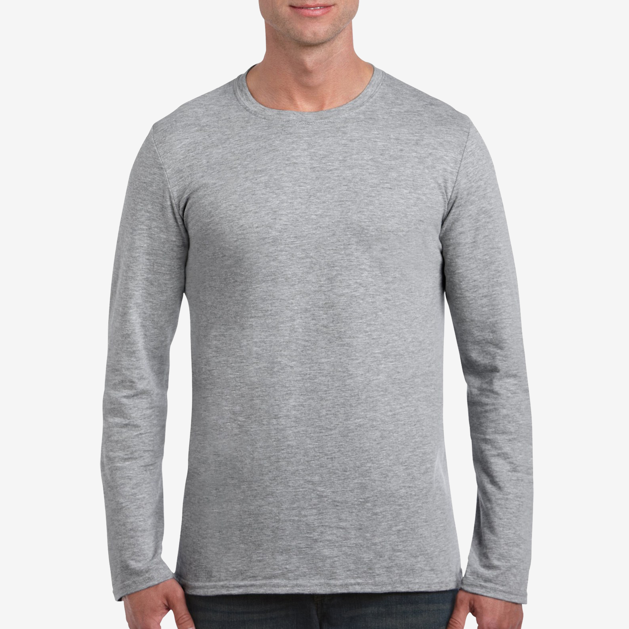 Print on Demand Long Sleeve T-Shirt Gildan 64400 - Print API, Drop shipping